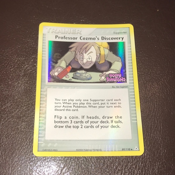 Games | Professor Cozmos Discovery Pokmon Card | Poshmark